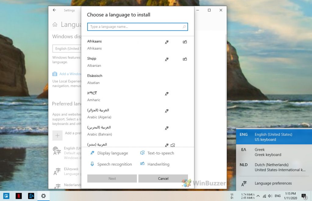 Windows 10: How to Change Display Language or Keyboard Language