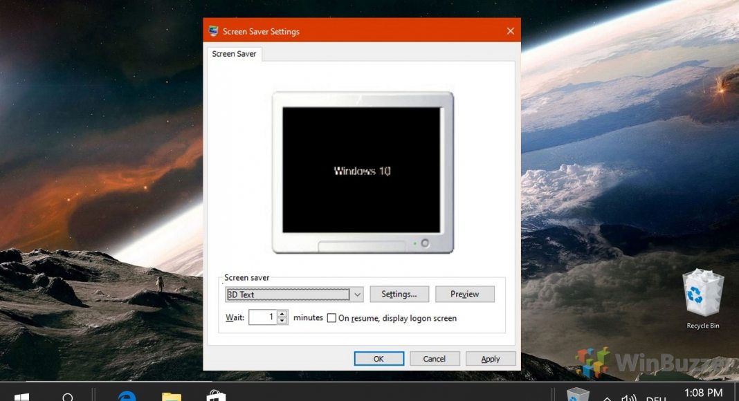 Windows 10: How to Set a Screen Saver and Change Screen Saver Settings ...