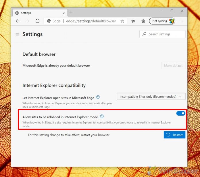 Windows 10: How to Use Internet Explorer Mode in Microsoft Edge (IE ...