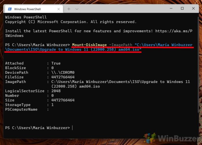 How to Mount or Unmount ISO and IMG Files in Windows 11 - WinBuzzer