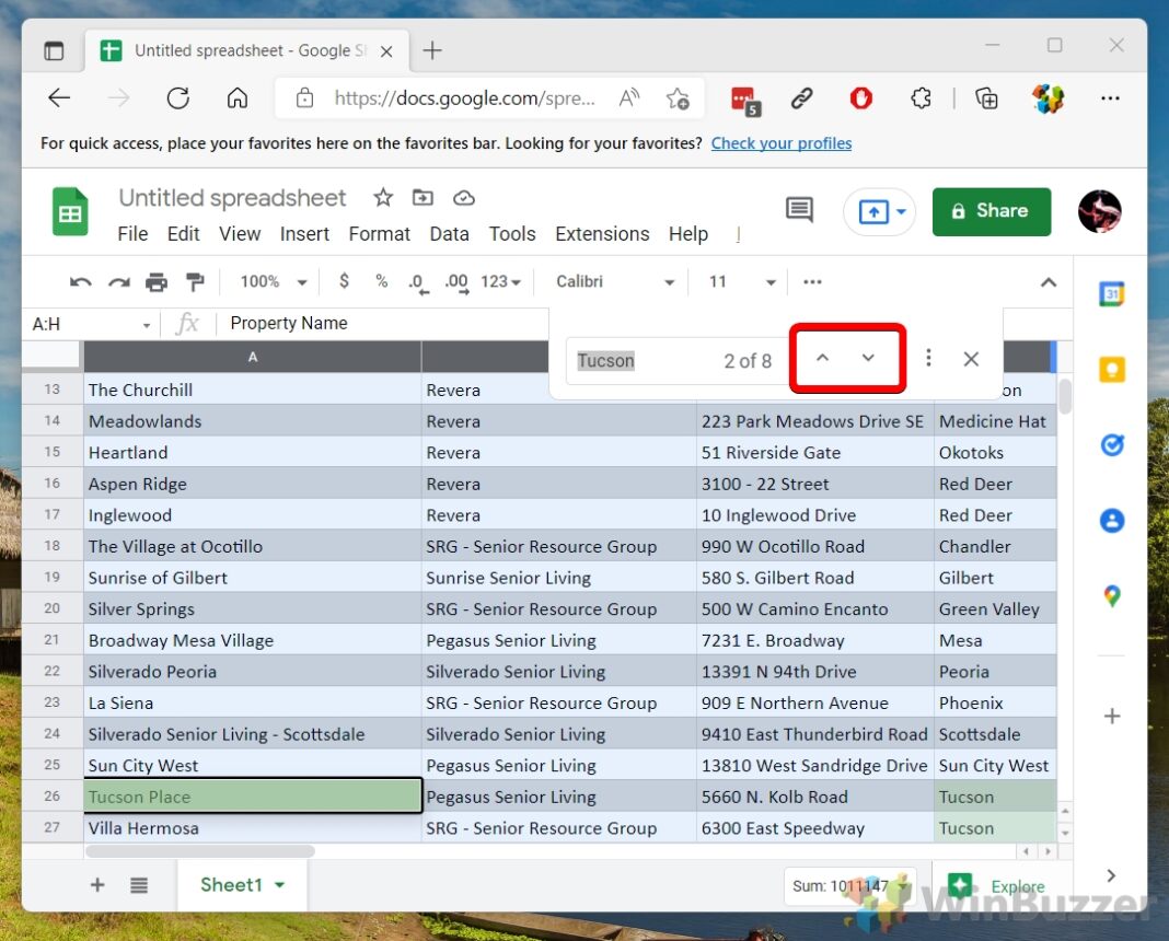 How to Search in Google Sheets