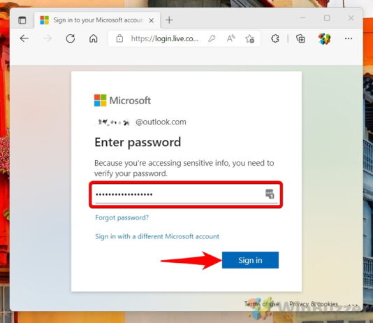 How to Change Your Outlook Password - WinBuzzer