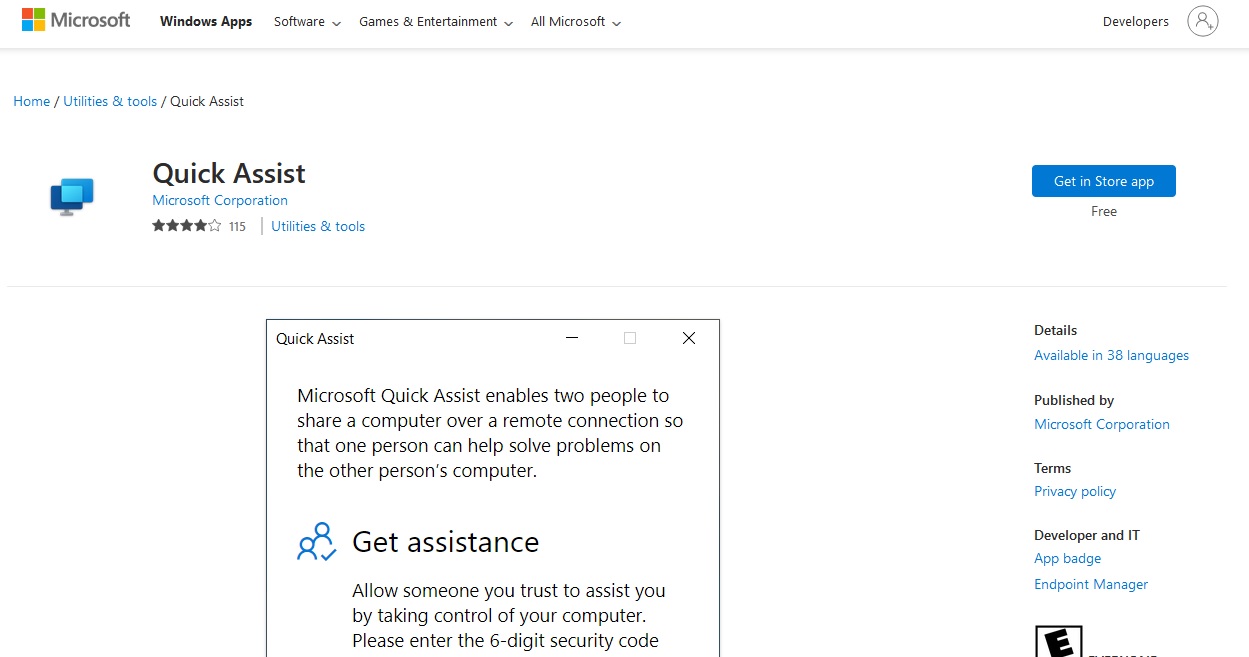 Windows Admins Are Not Happy with Quick Assist in the Microsoft Store ...