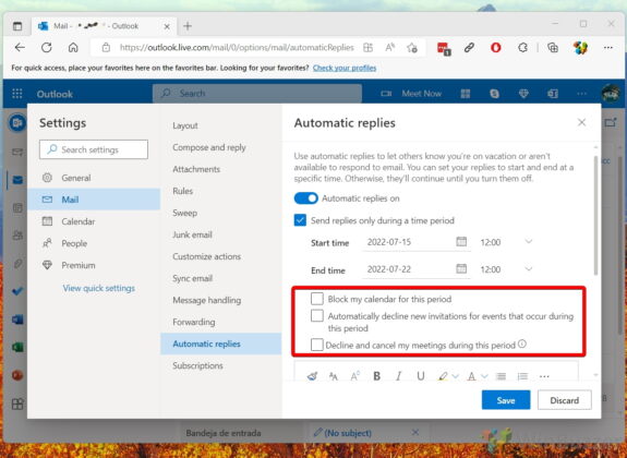 How to Set an Out-of-Office Message in Outlook - WinBuzzer