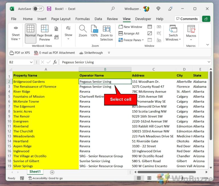 How to Freeze a Row or Column in Excel