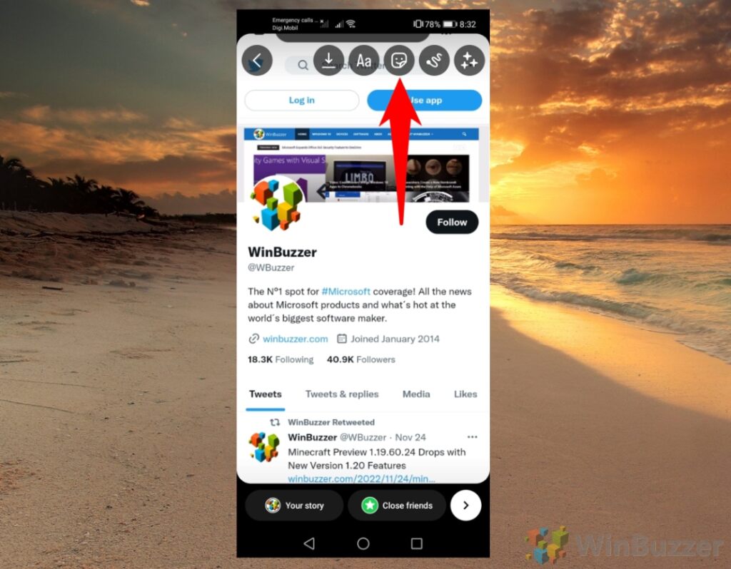 How to Add a Link to an Instagram Story - WinBuzzer
