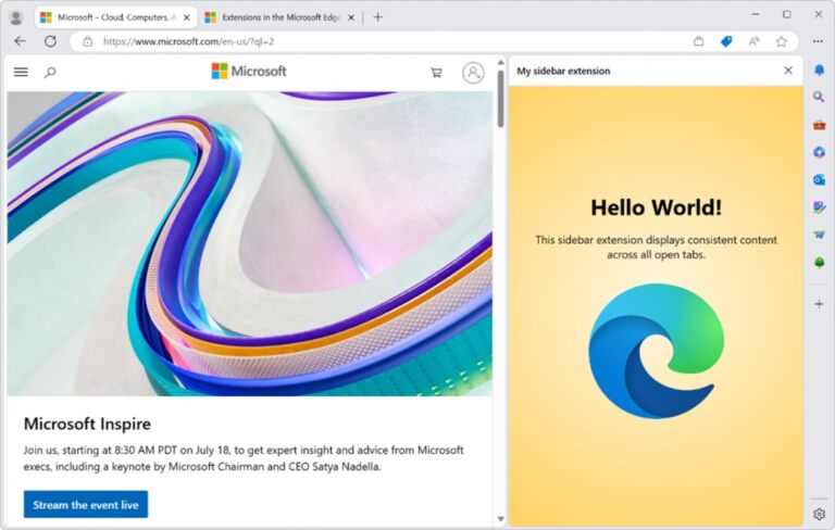 Microsoft Edge Users Gain Enhanced Multitasking with Sidebar Apps ...