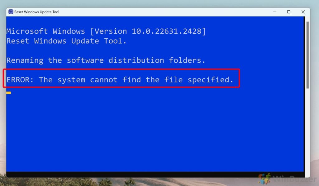 How to Reset Windows Update in Windows 11 or Windows 10 - WinBuzzer