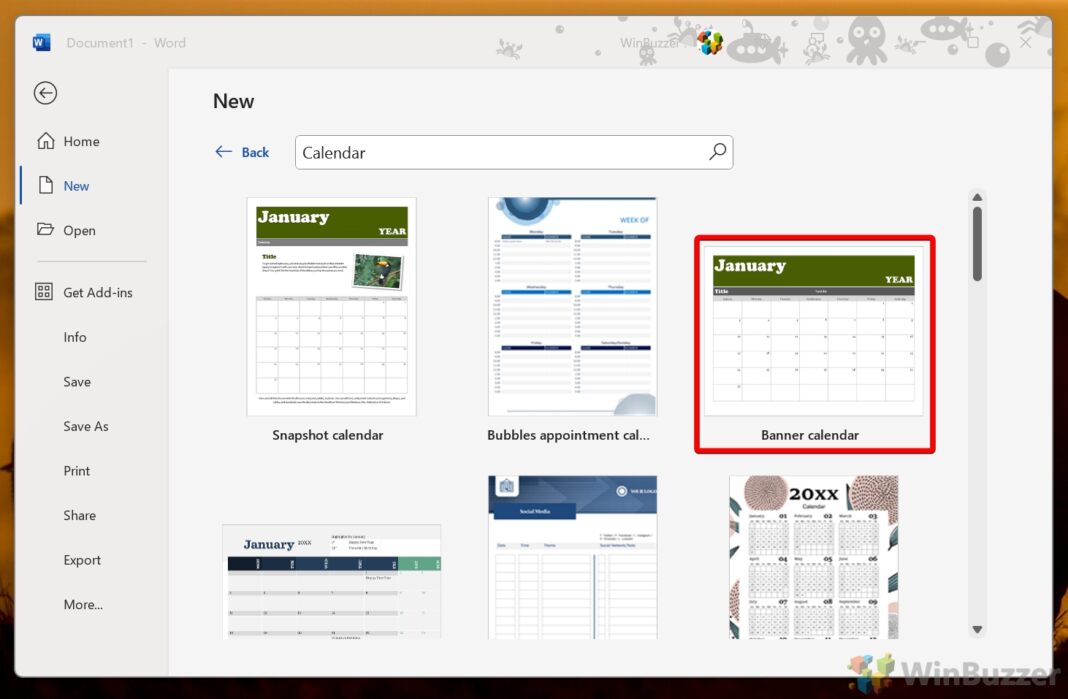 How to Make a Calendar in Word