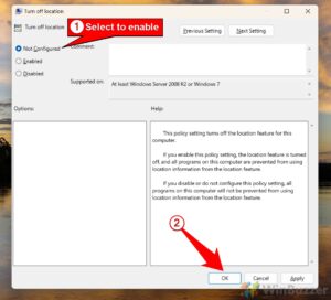 How to Enable or Disable Location Services in Windows 11 - WinBuzzer