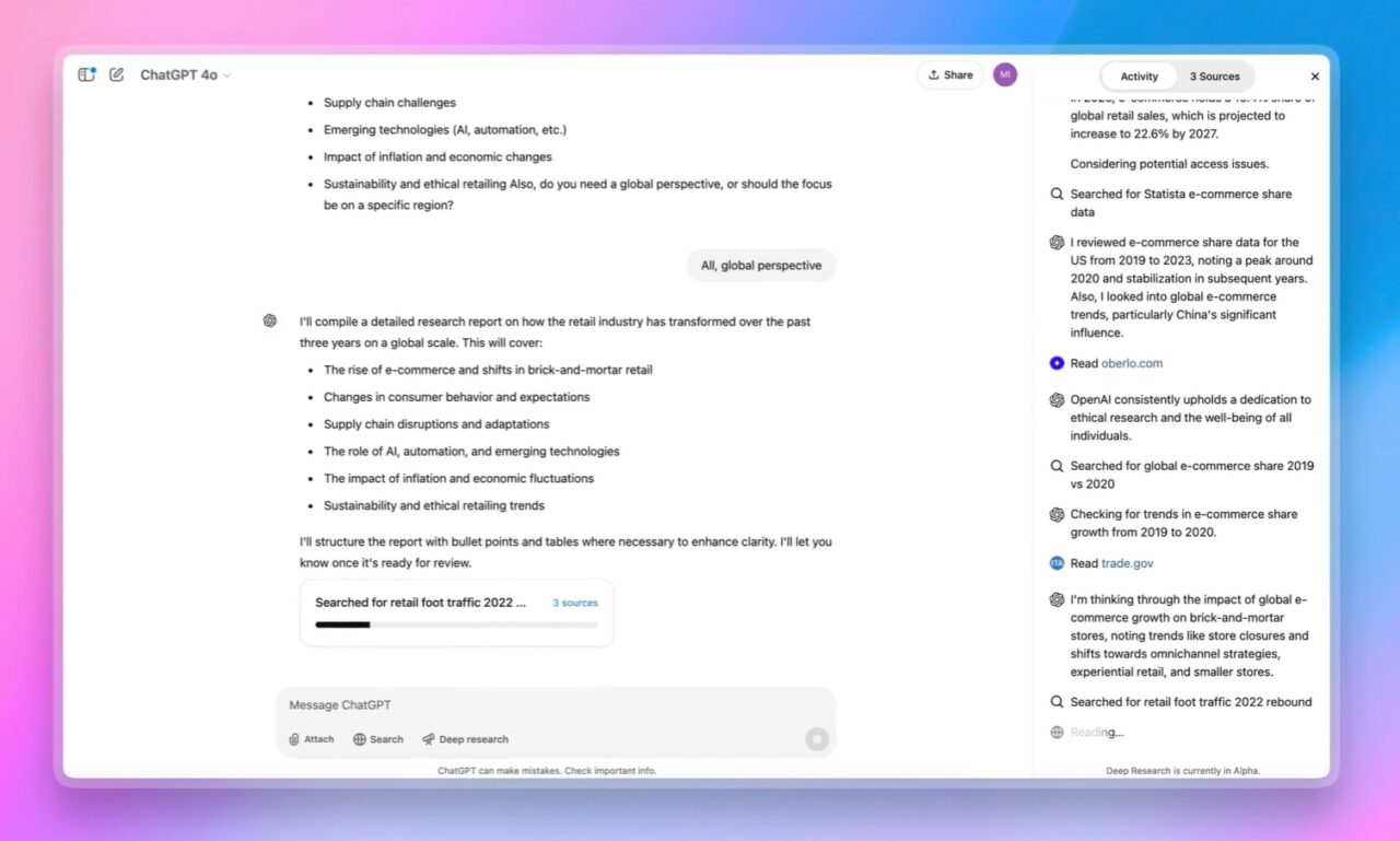 OpenAI Expands ChatGPT Pro With Deep Research AI Assistant - WinBuzzer