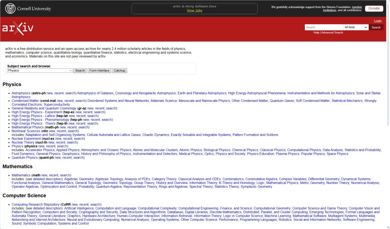 arXiv Is Swapping Cornell University Servers for Google Cloud in Modernization Push - WinBuzzer