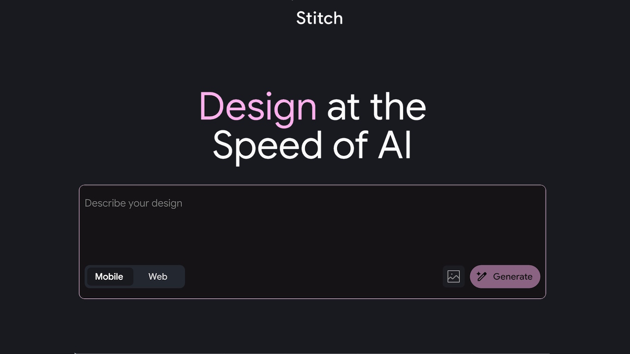 Google Launches Stitch AI Tool For App UI Design Creation - WinBuzzer