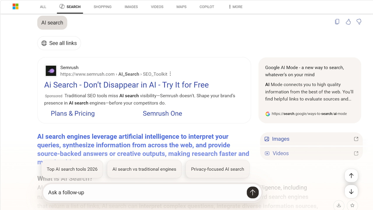 Microsoft Lets Bing Users Turn Off Copilot AI Answers